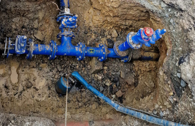 Water Main Replacement - Team Deliver In Fowey - Glanville Environmental